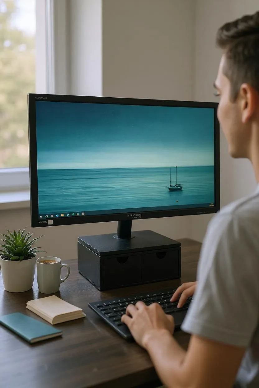 Fully Printed Monitor Riser With Two Drawers by Deltaprints MakerWorld ...