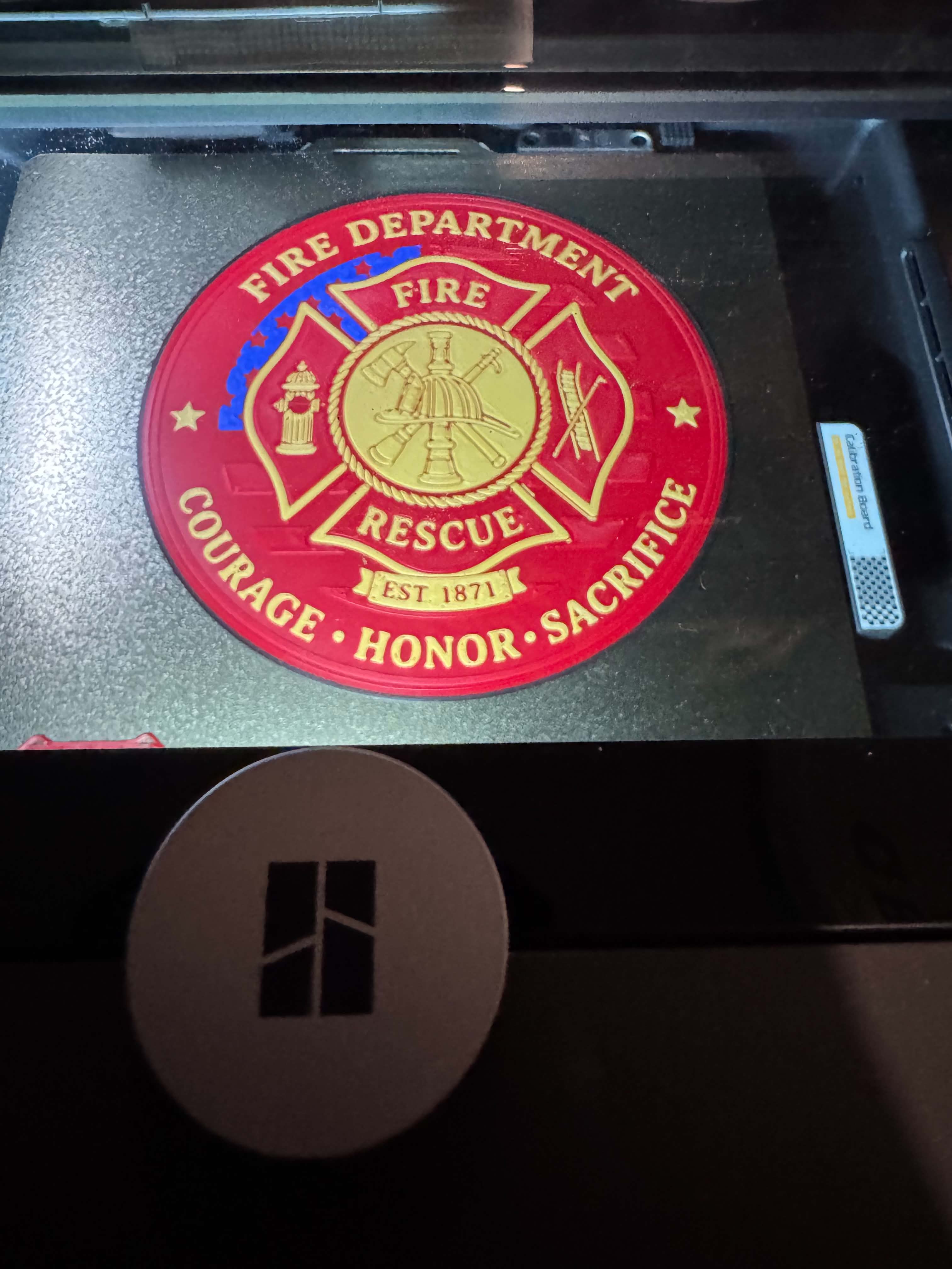 Firefighter Appreciation Wall Art & Emblem - Free 3D Print Model ...