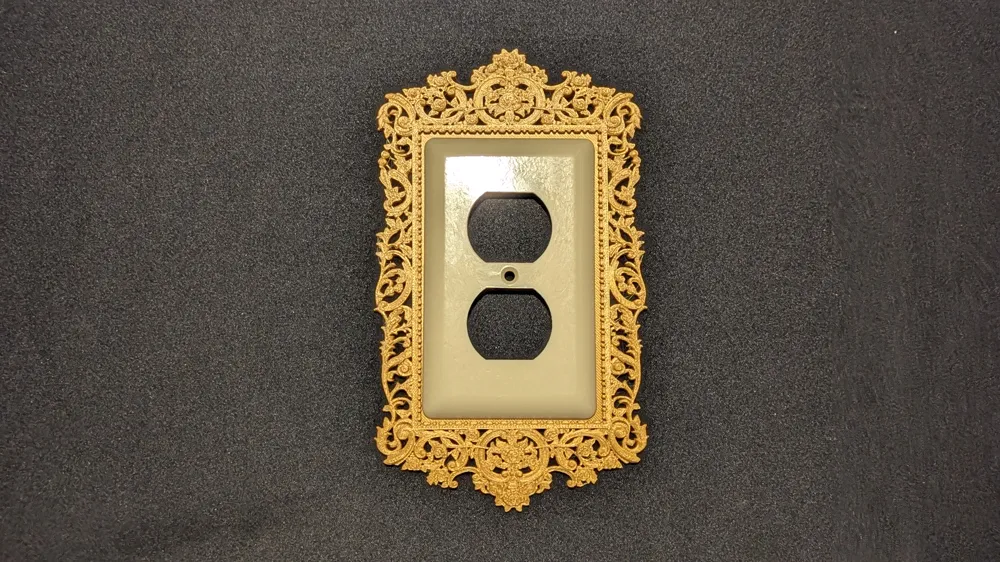 Ornate Frame Switchplate Surround by Wile E. 3D MakerWorld: Download Free 3D Models