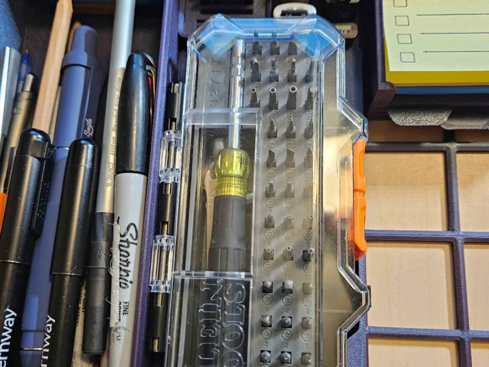 Klein Tools Precision Screw Driver Kit Gridfinity by Fat Tony - MakerWorld