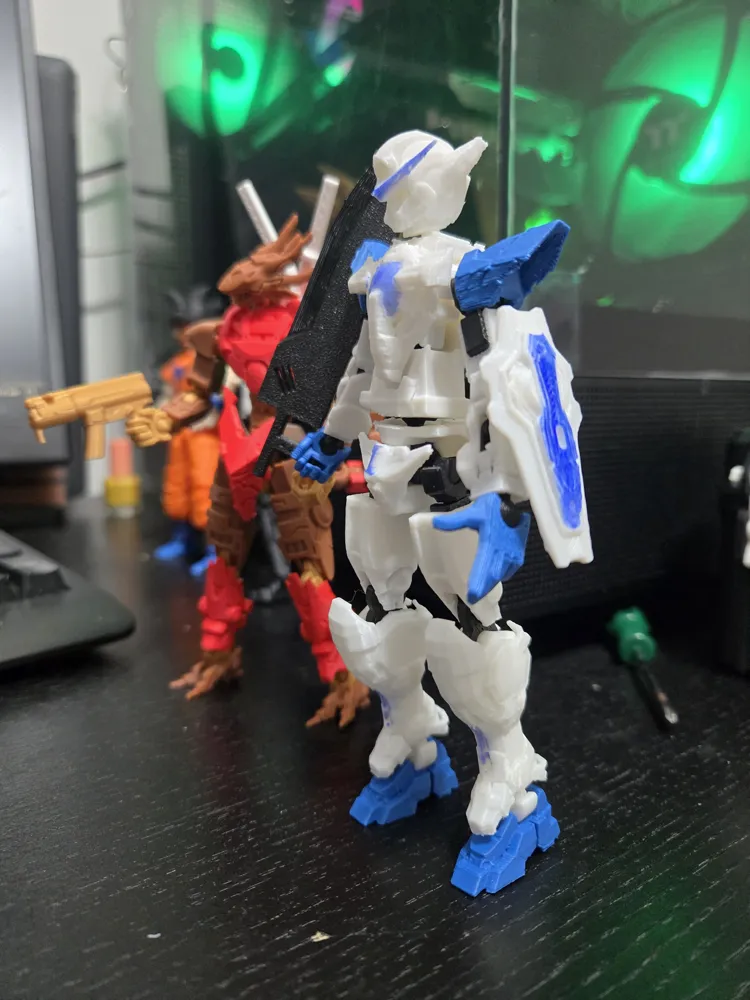 Dummy 13 - Gundam Exia - armor and frame. Remixed by Vari217 MakerWorld ...