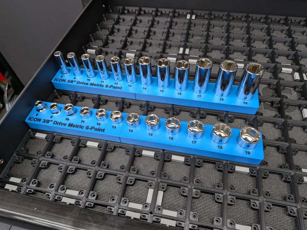 ICON 3/8" Metric Socket Set Gridfinity Holder by DisownedPenny ...