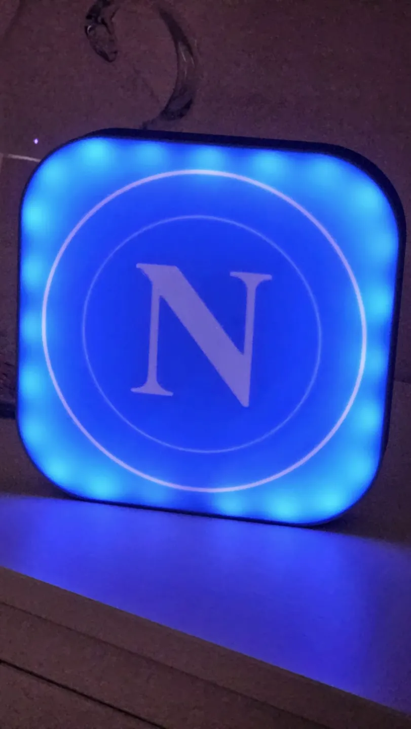 SSC Napoli LED Lightbox by pepp3D - MakerWorld