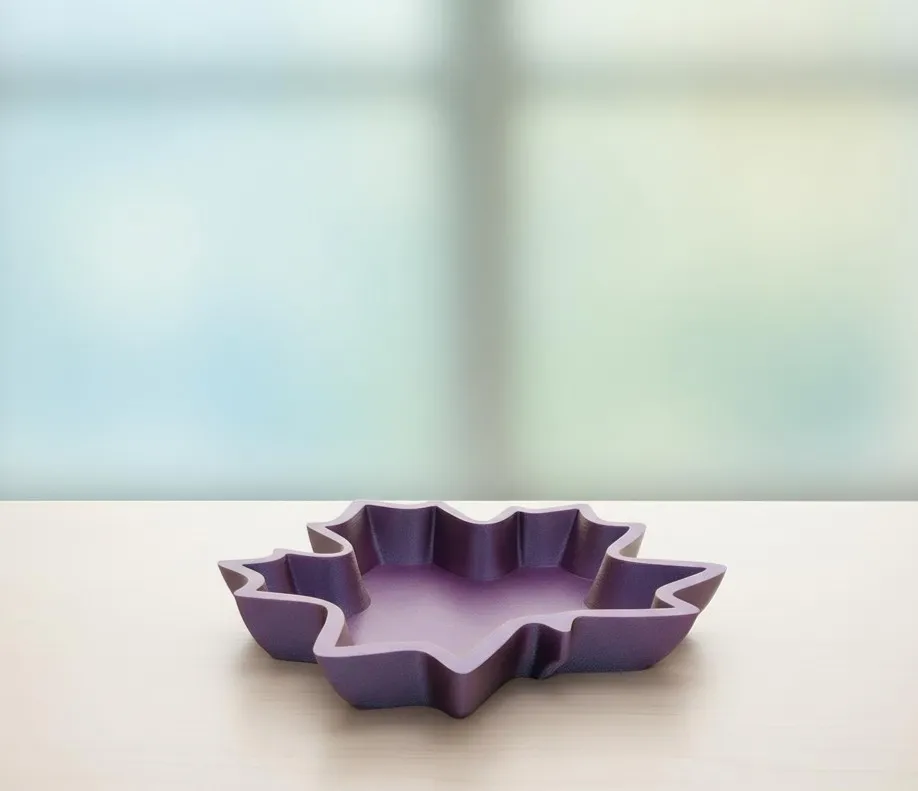 maple leaf Catch-All Tray - Free 3D Print Model - MakerWorld