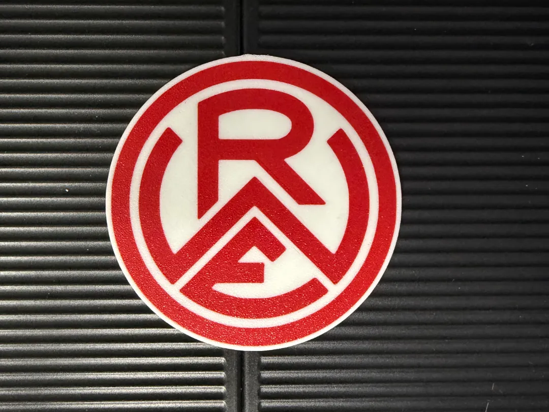 Rot-Weiss-Essen Coaster - Free 3D Print Model - MakerWorld