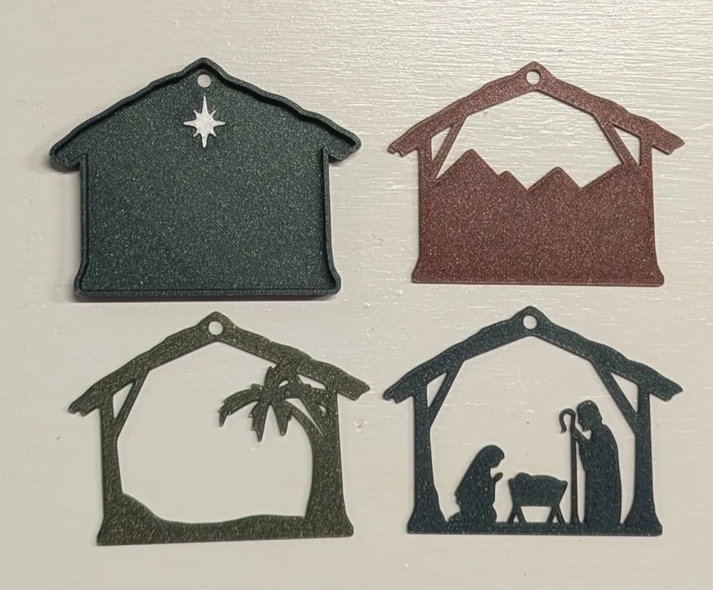 Layered Nativity Scene - Free 3D Print Model - MakerWorld