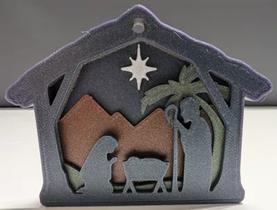 Nativity Scene (2D) by FREISCHMELZER - MakerWorld