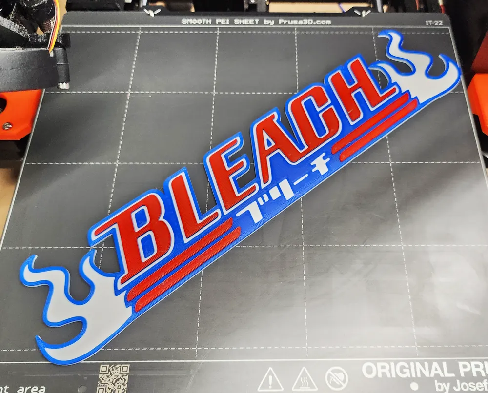 Bleach Logo 3 Colors by TripleGWorkshop - MakerWorld