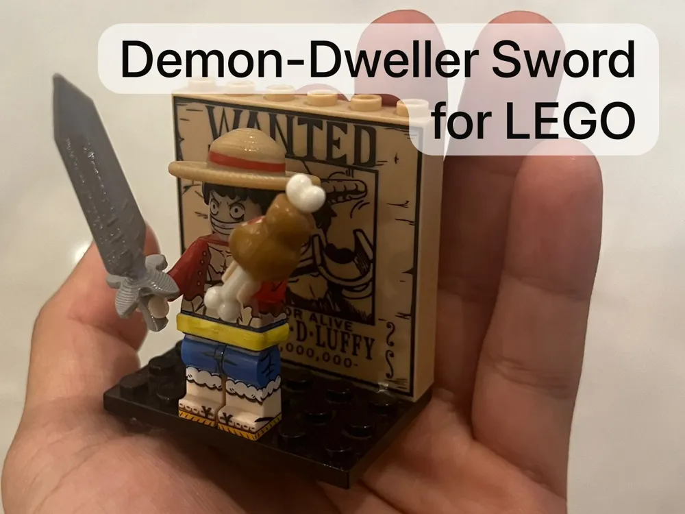 Asta’s Demon-Dweller Sword for LEGOs - Free 3D Print Model - MakerWorld