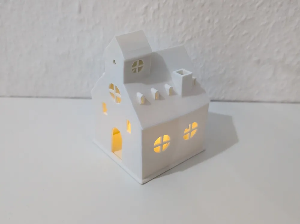 Tealight Houses - Free 3D Print Model - MakerWorld