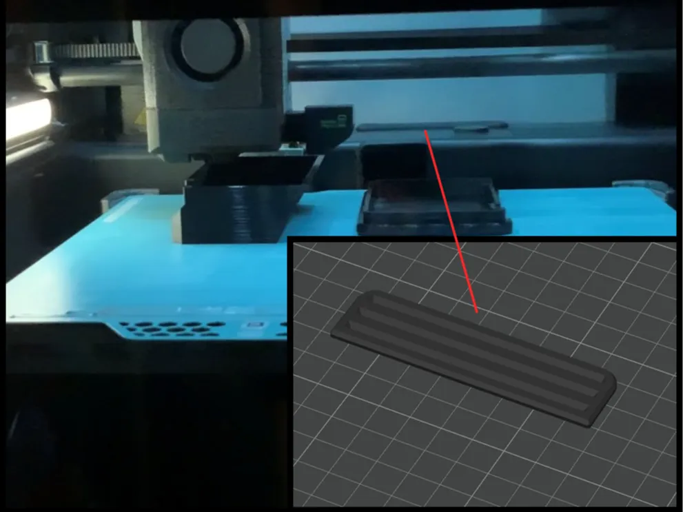 BambuLab P1S P1P X1C Rear Dust Filament Cover - Free 3D Print Model ...