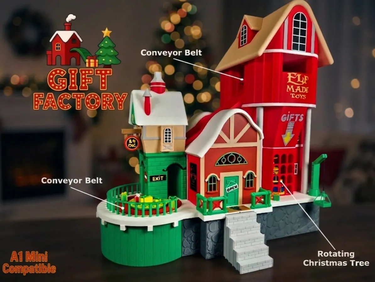 Gift Factory – The Christmas Gift Factory - Free 3D Print Model ...