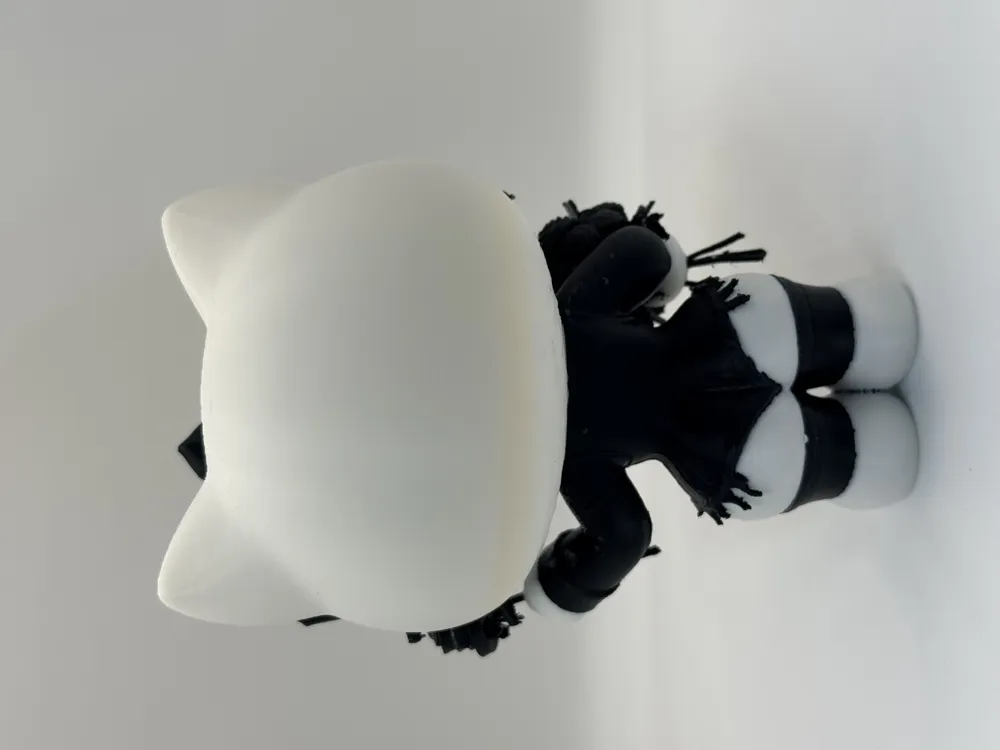 gothic hello kitty figure 凯蒂猫 - Free 3D Print Model - MakerWorld
