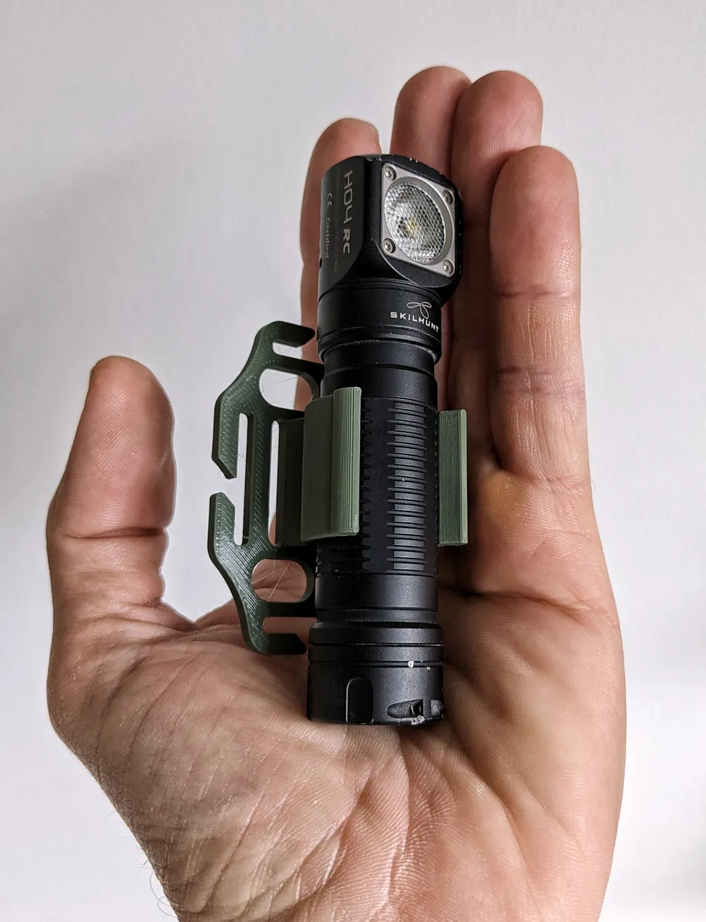 Flashlight Clip for Headband Universal 22mm Mount by zomb MakerWorld ...