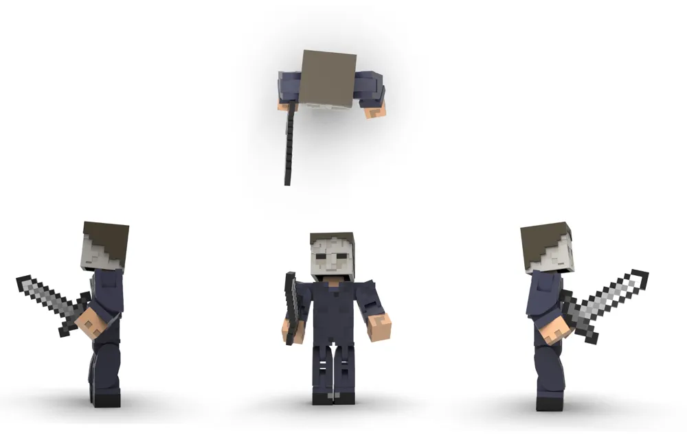 Minecraft articulated body by Armengol13 - MakerWorld