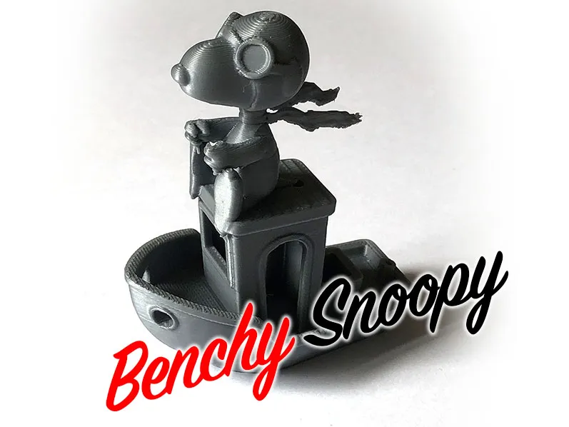 Benchy Snoopy - Modelo de impresión 3D gratuito - MakerWorld