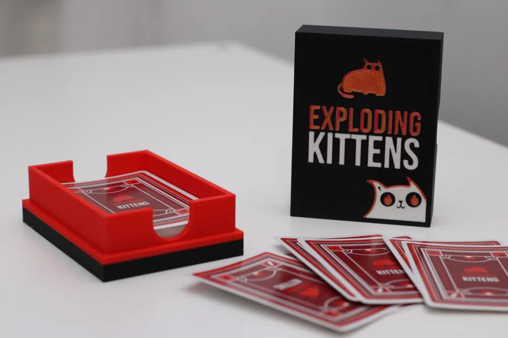 Exploding kittens card box by Benchymaker - MakerWorld