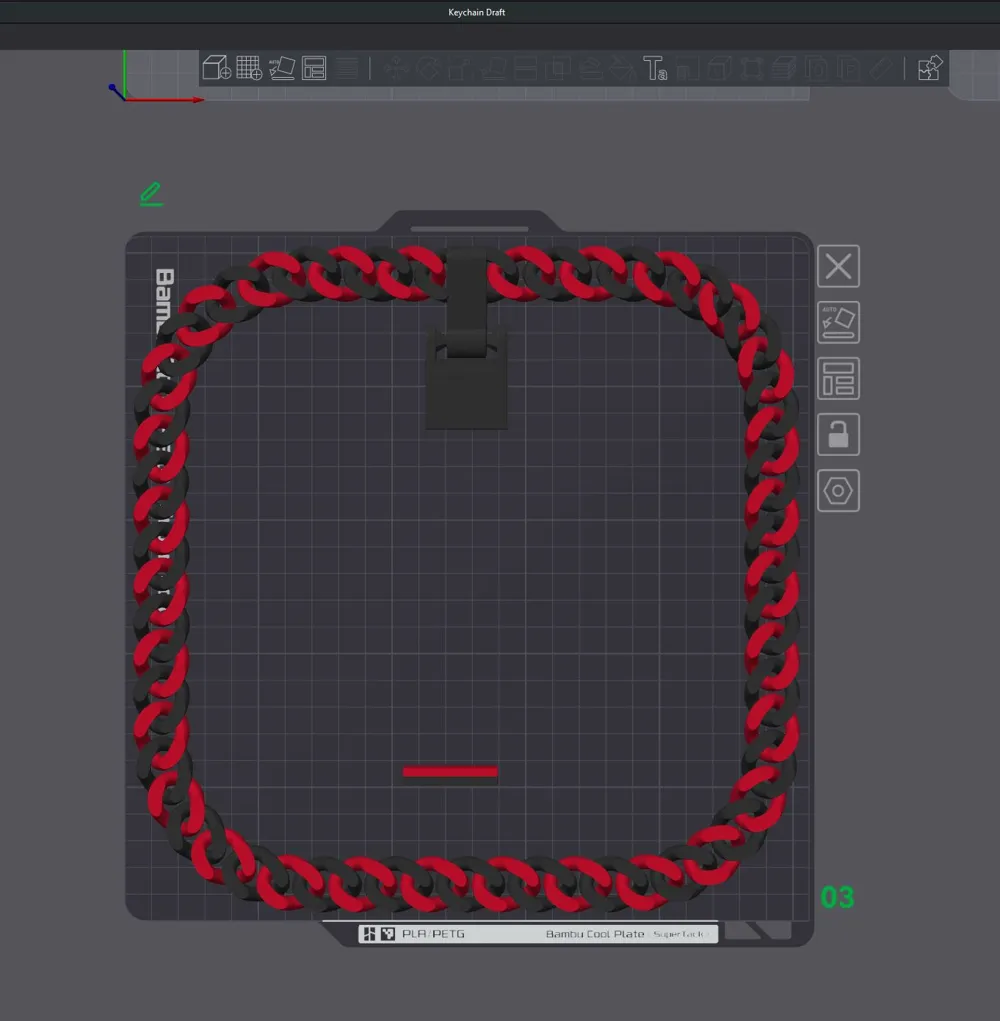 Blank Cuban Hype Chain - Make your own - Free 3D Print Model - MakerWorld