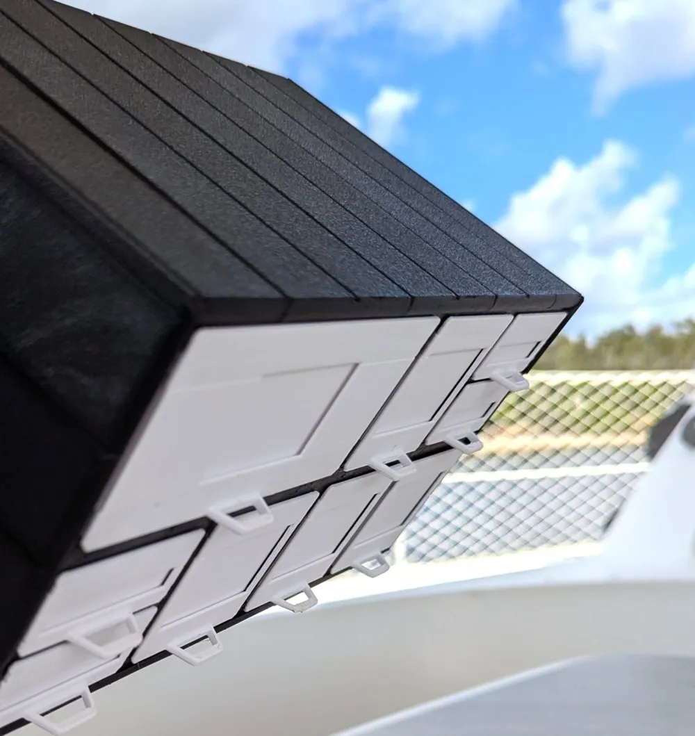 Modular drawers, locking, low material use by Frans Veldman - MakerWorld