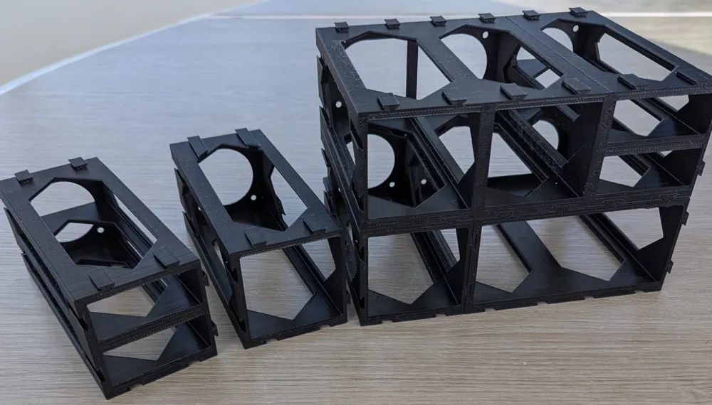 Modular drawers, locking, low material use by Frans Veldman - MakerWorld
