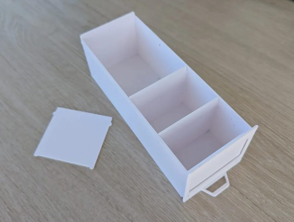 Modular drawers, locking, low material use by Frans Veldman - MakerWorld