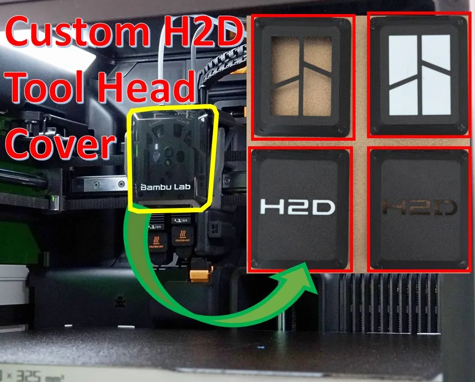 BambuLab H2D Custom Tool Head Cover by AP Engineering MakerWorld ...