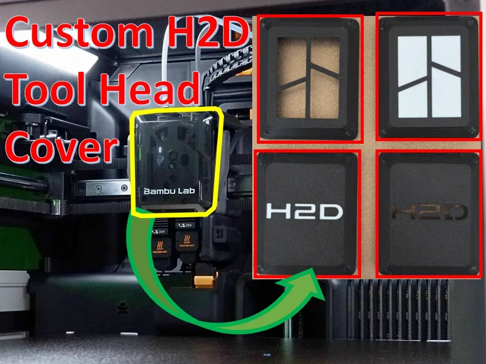 BambuLab H2D Custom Tool Head Cover by AP Engineering MakerWorld ...