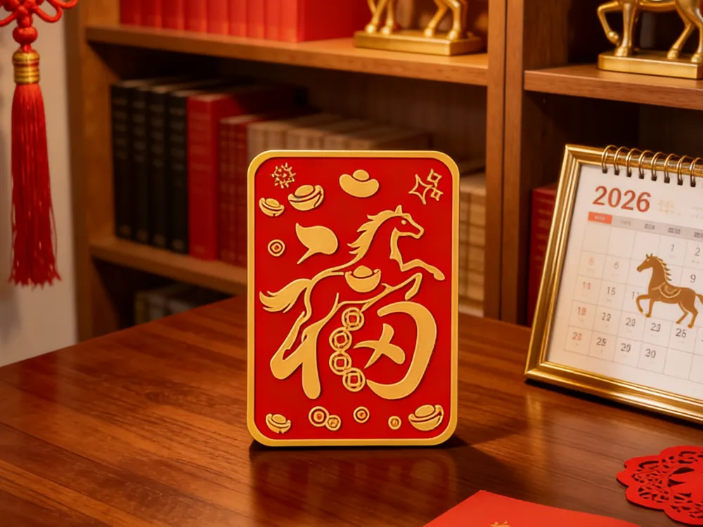 Adorno de escritorio del Caballo de la Fortuna, adorno del Año del ...