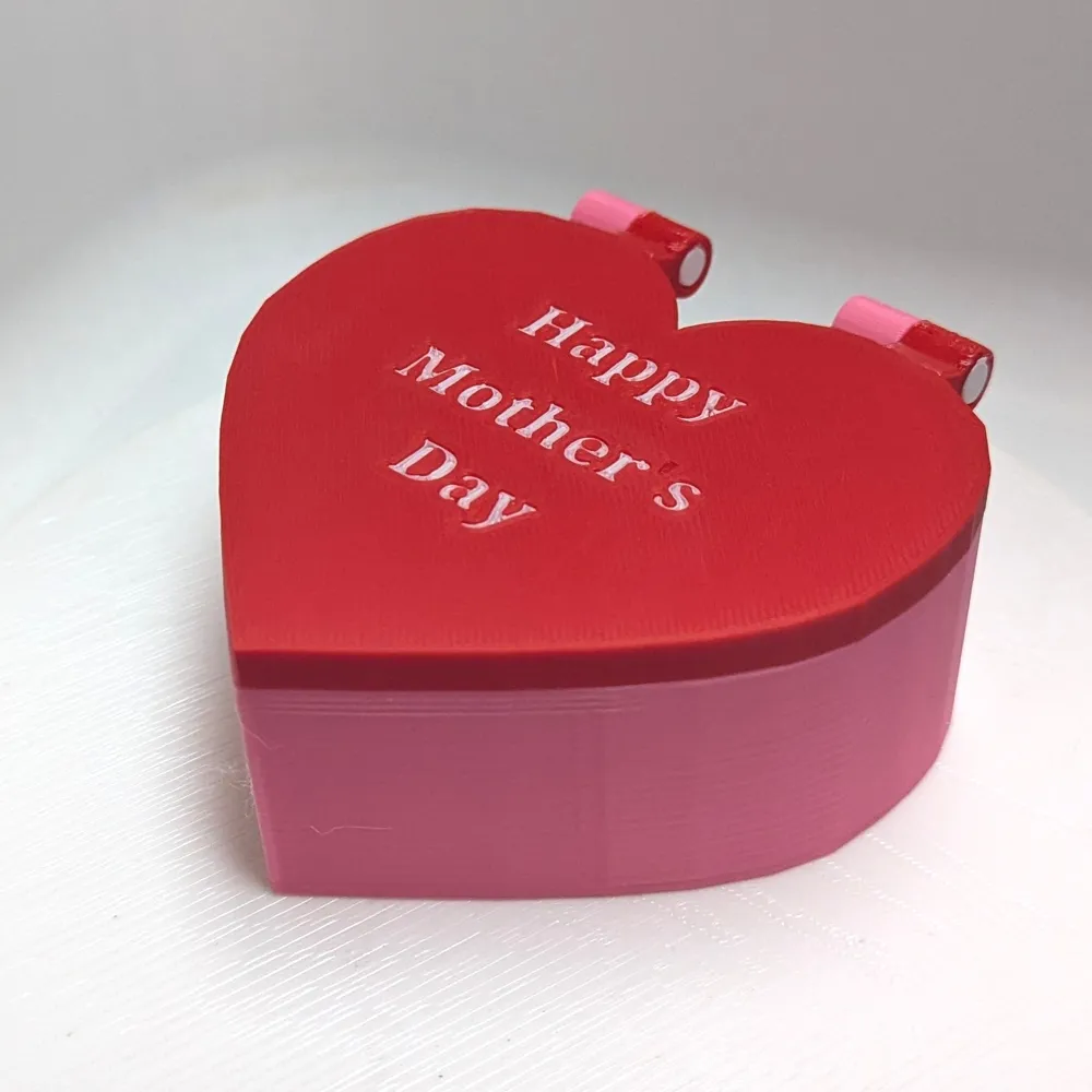 Caixa em Formato de Coração - Modelo gratuito para impressão 3D ...