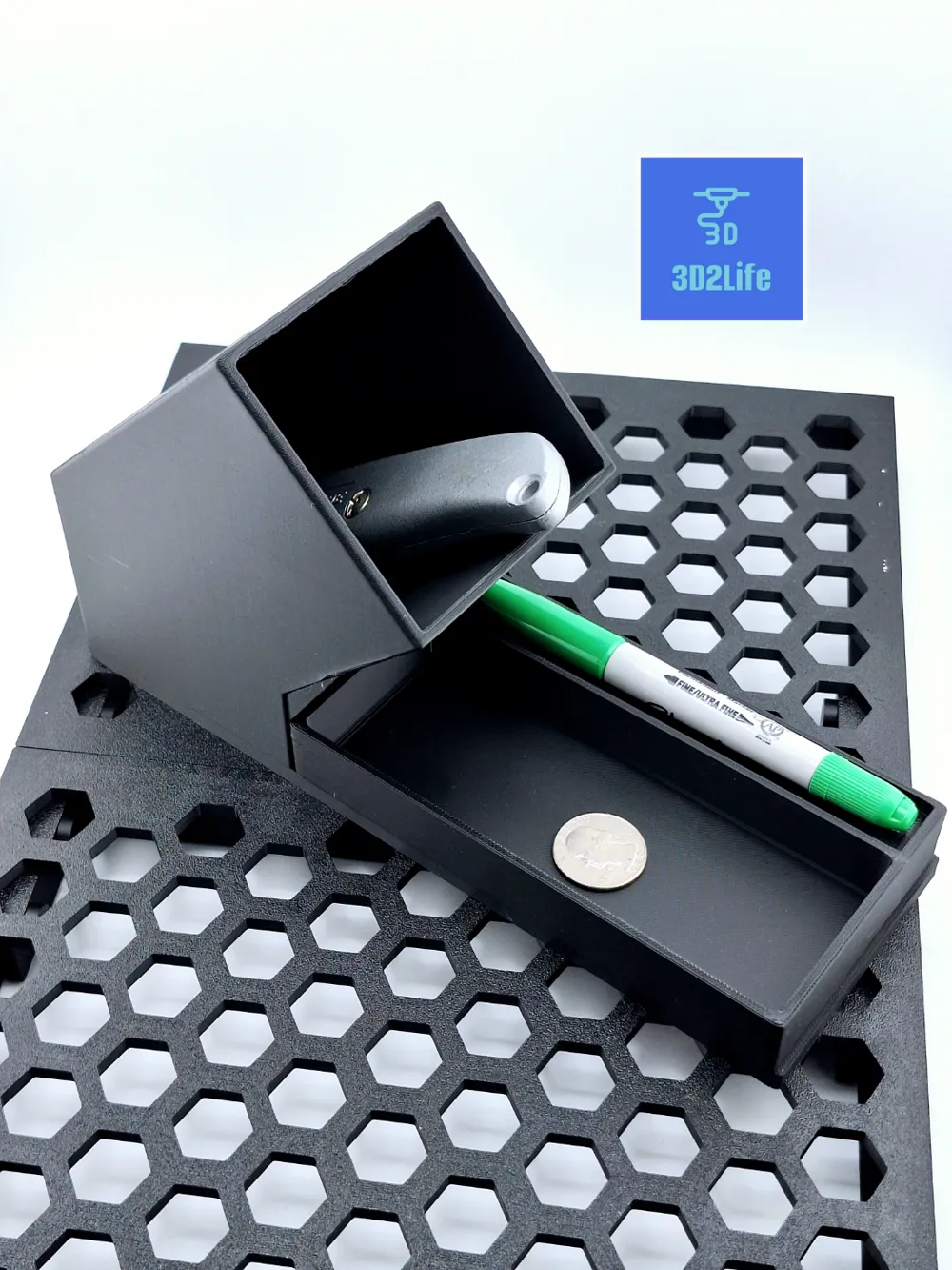 Locker Shelf system by 3D2Life MakerWorld: Download Free 3D Models