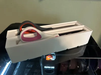 Scotch Scissor Holder for Gridfinity by realdawnerd - MakerWorld