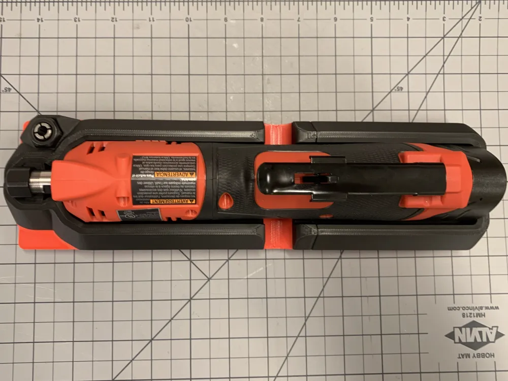 Gridfinity Shadow Tray-M12 Die Grinder 2486-20Rev2 by AcesHighX1 ...