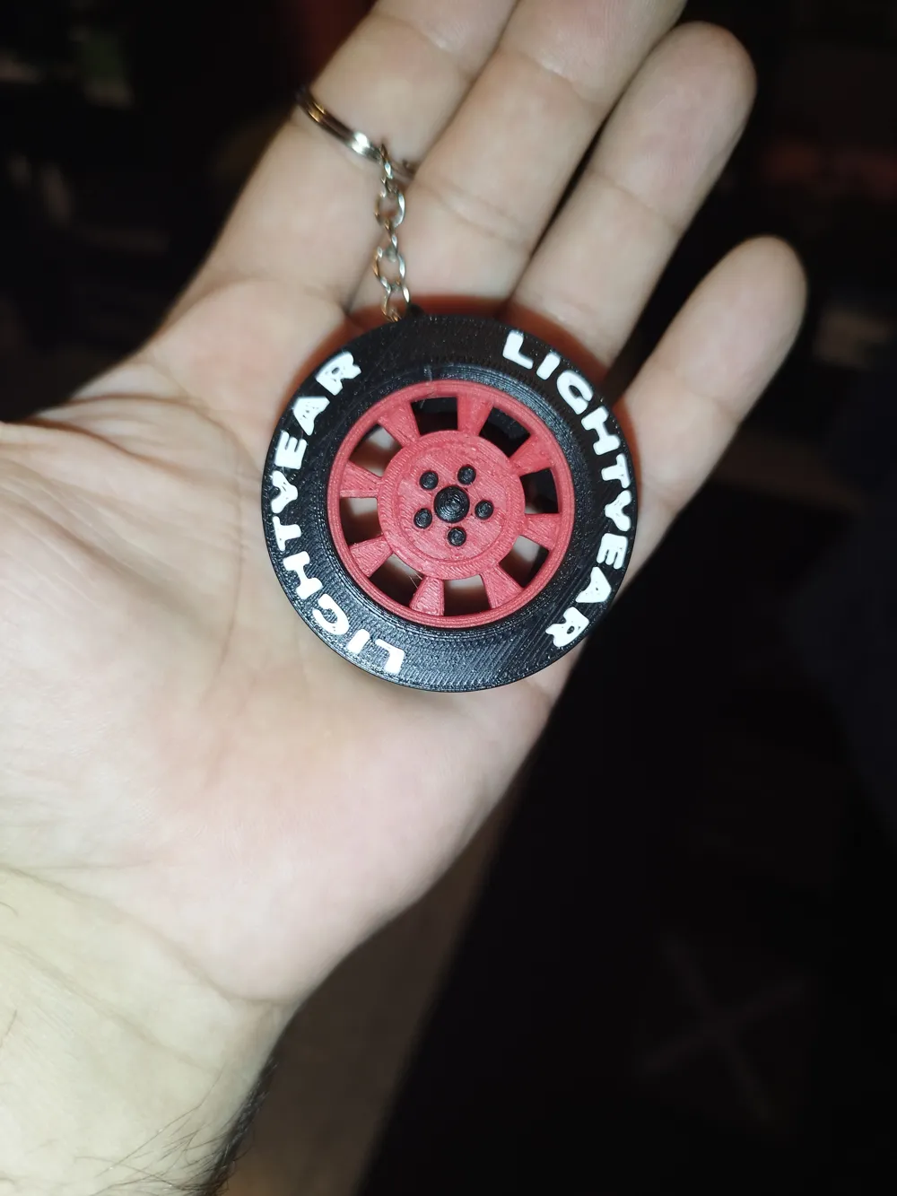 llavero rueda de coche coches, saetta mc.queen - Modelo de impresión 3D ...