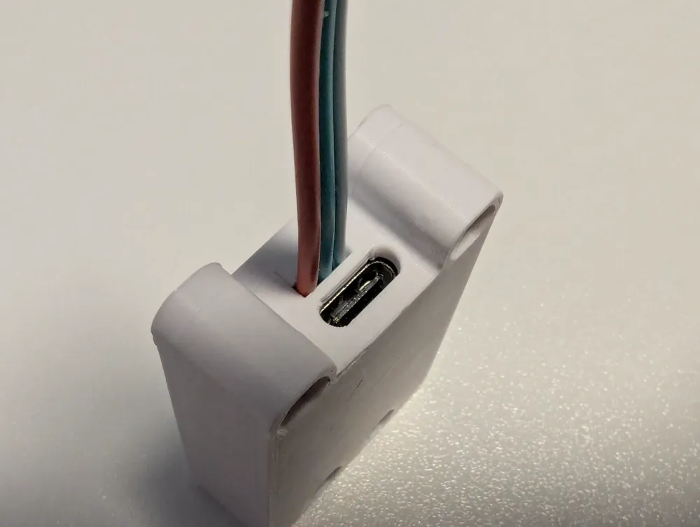 ESP32 WeMos D1 Mini PRO USB-C Enclosure with Strain Relief by ...