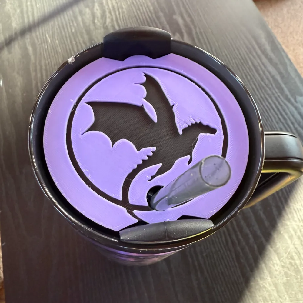 Fourth Wing, Iron Flame, Onyx Storm 40 oz Toppers - Free 3D Print Model ...