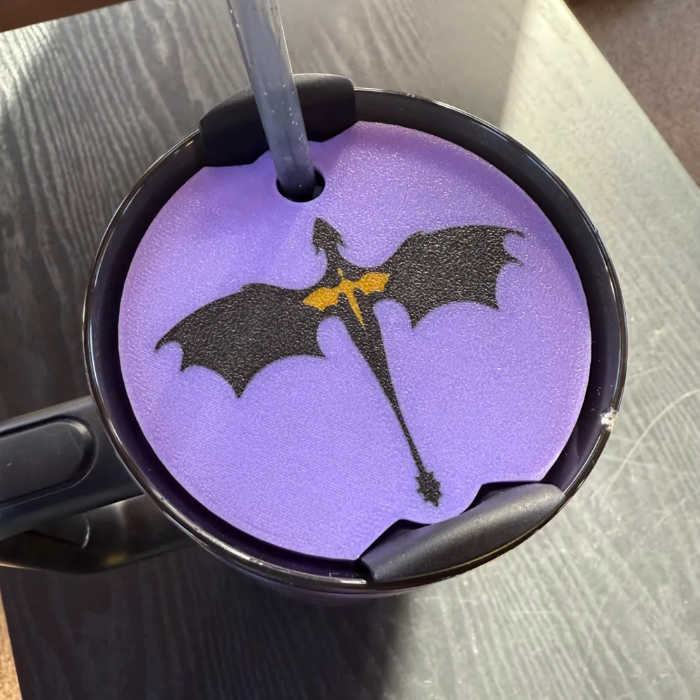Fourth Wing, Iron Flame, Onyx Storm 40 oz Toppers - Free 3D Print Model ...