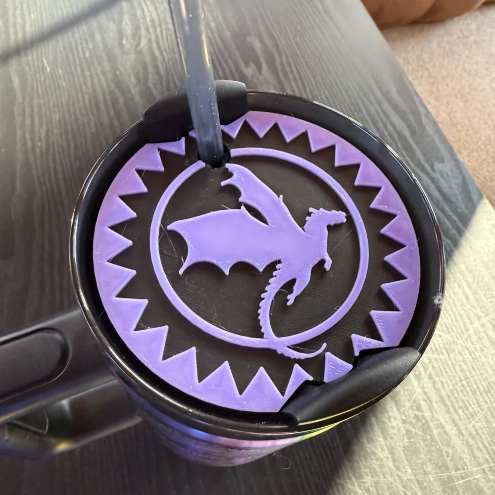 Fourth Wing, Iron Flame, Onyx Storm 40 oz Toppers - Free 3D Print Model ...
