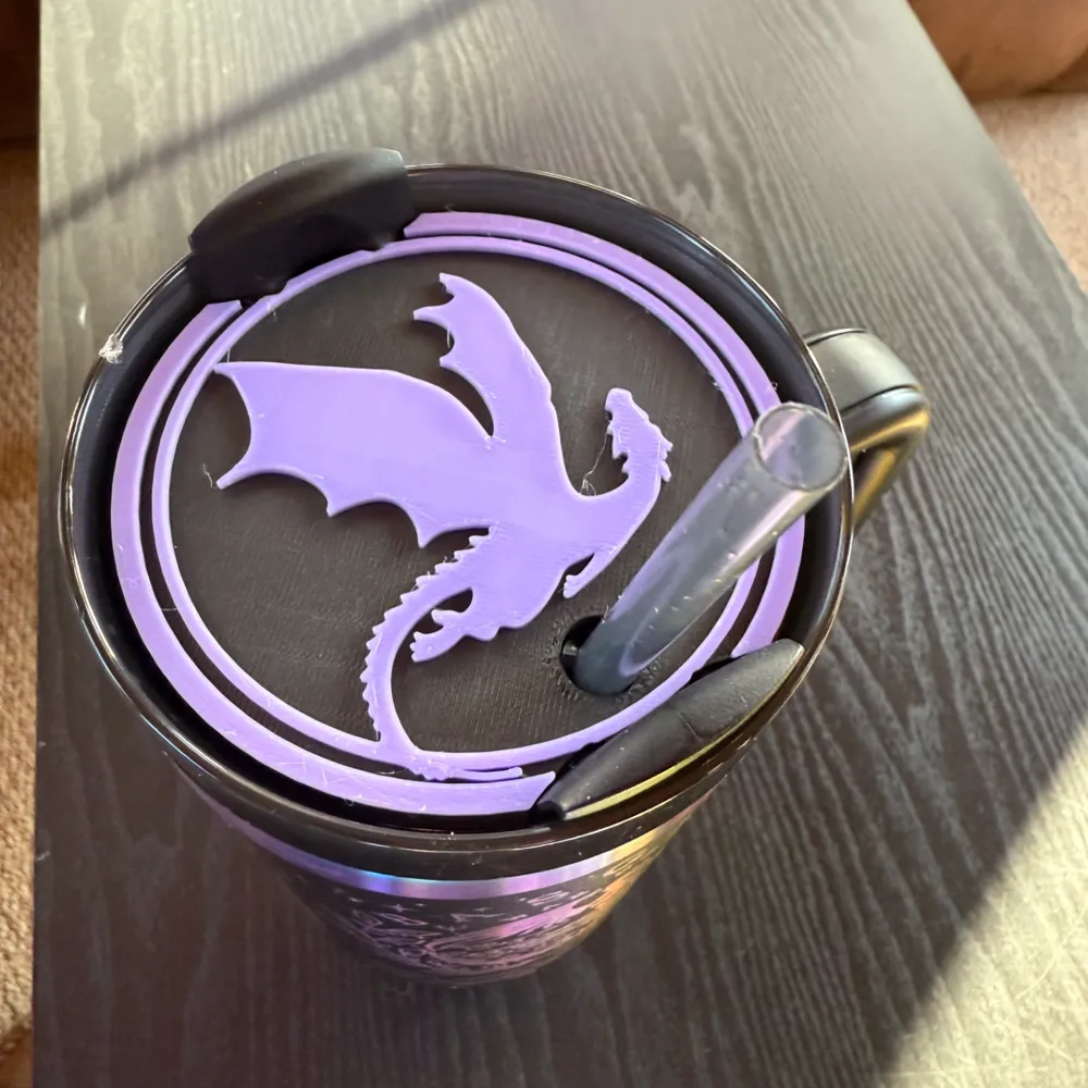 Fourth Wing, Iron Flame, Onyx Storm 40 oz Toppers - Free 3D Print Model ...