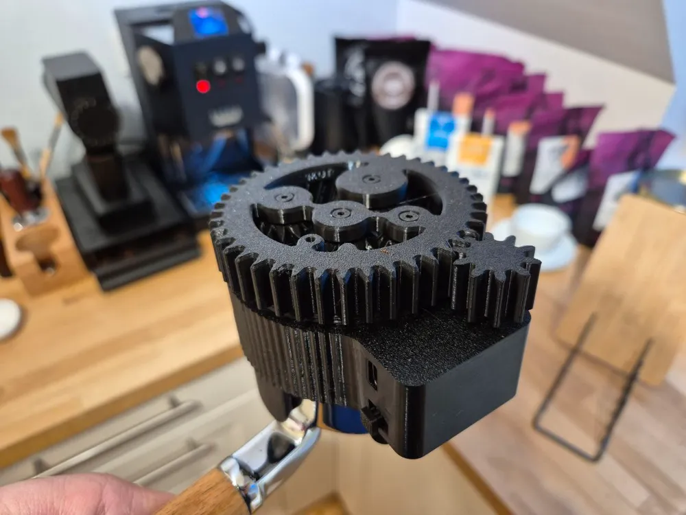 Motorised Umikot (58mm) - Electric Coffee WDT-Tool by finniminni MakerWorld: Download Free 3D Models