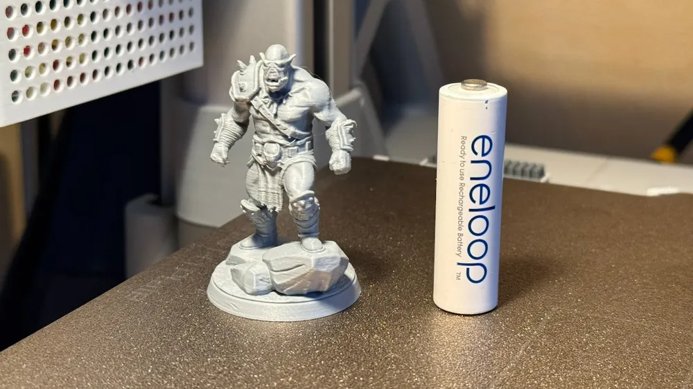 Ork Warrior Figurine - Free 3D Print Model - MakerWorld
