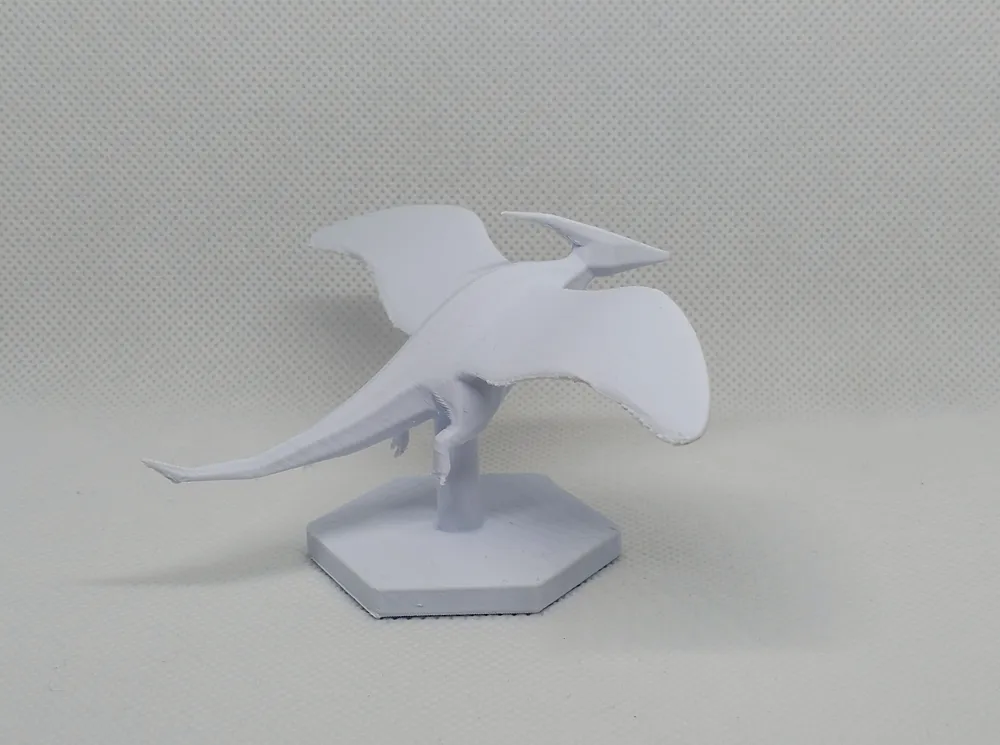 Flying Pteranodon Dinosaur Figure. For Painting. - Free 3D Print Model ...