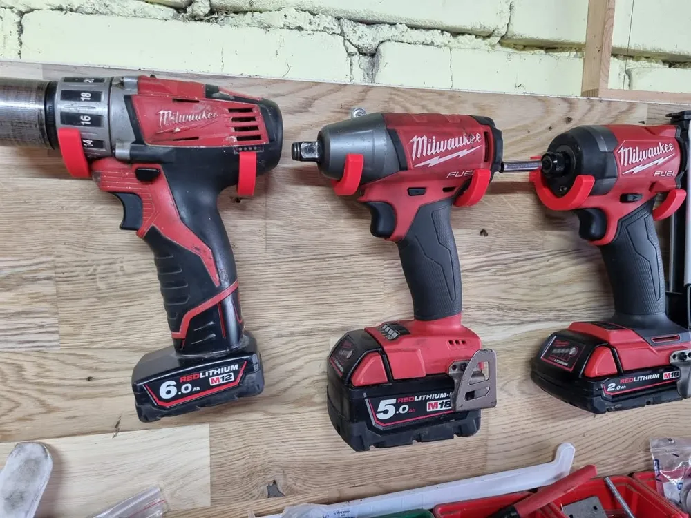 Milwaukee tool mount - Free 3D Print Model - MakerWorld