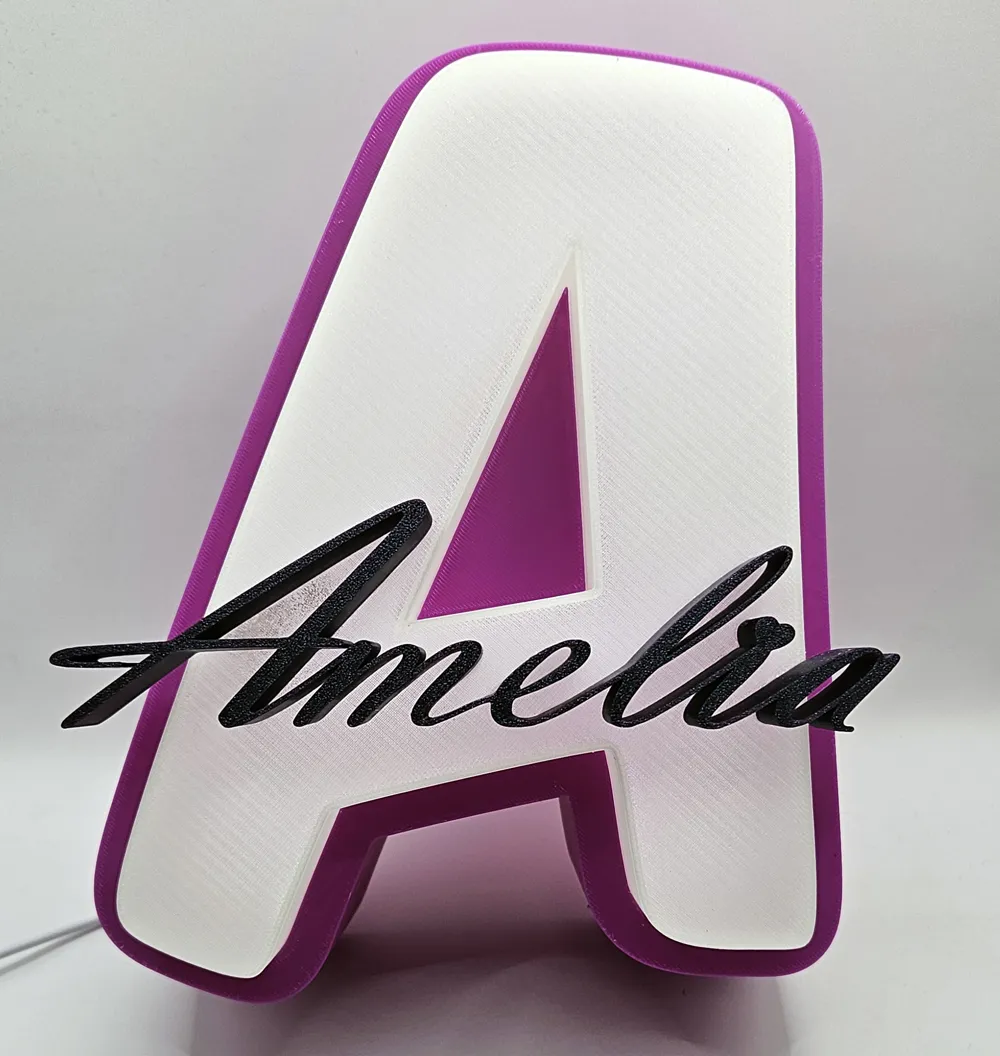 Amelia Led Lamp - Free 3D Print Model - MakerWorld