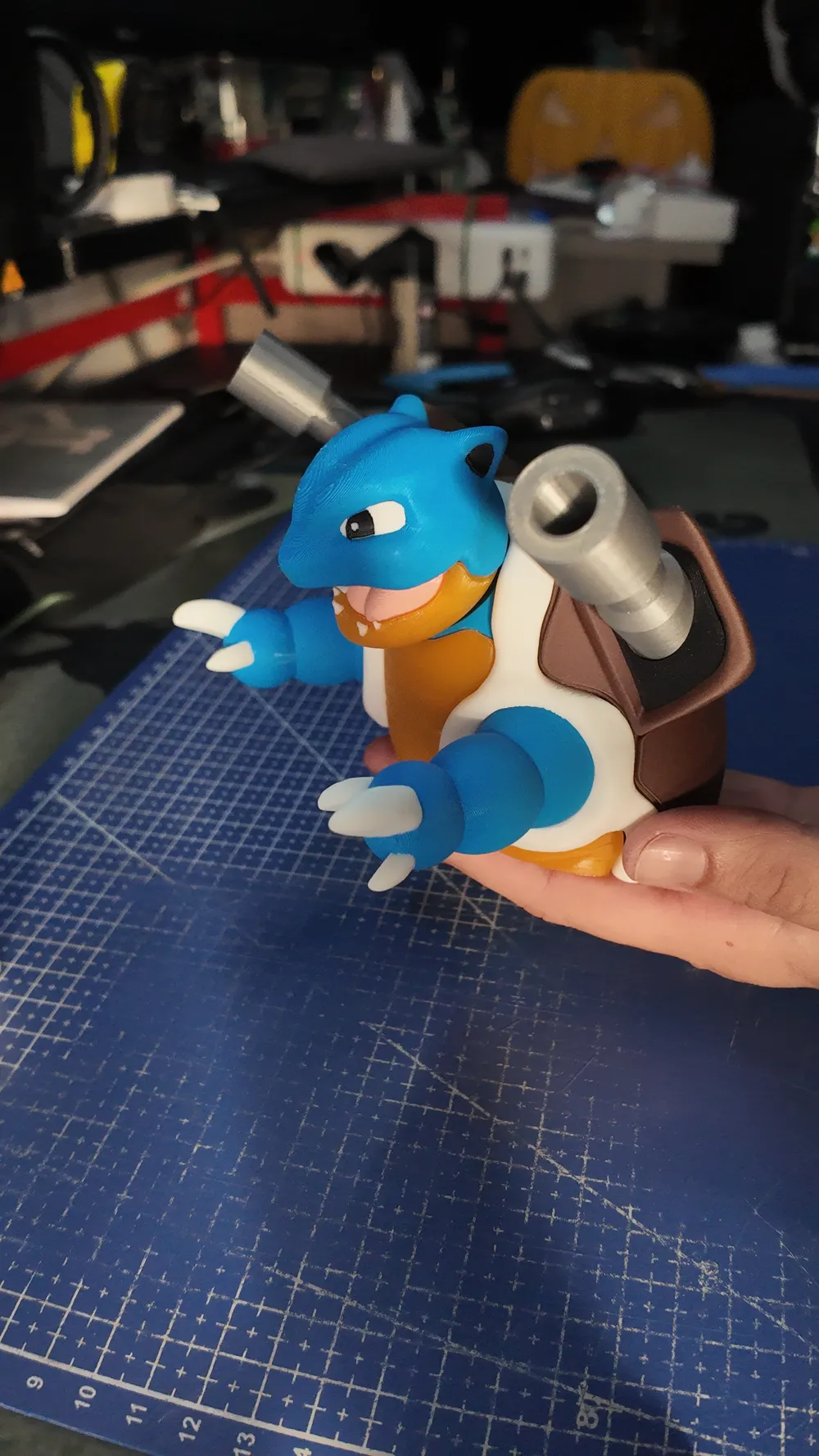 Blastoise water fountain - Free 3D Print Model - MakerWorld