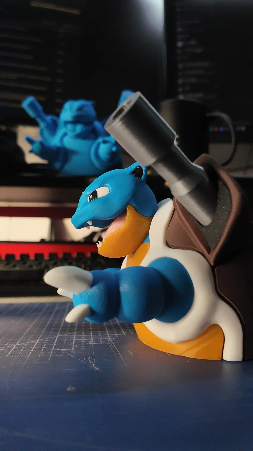 Blastoise water fountain - Free 3D Print Model - MakerWorld