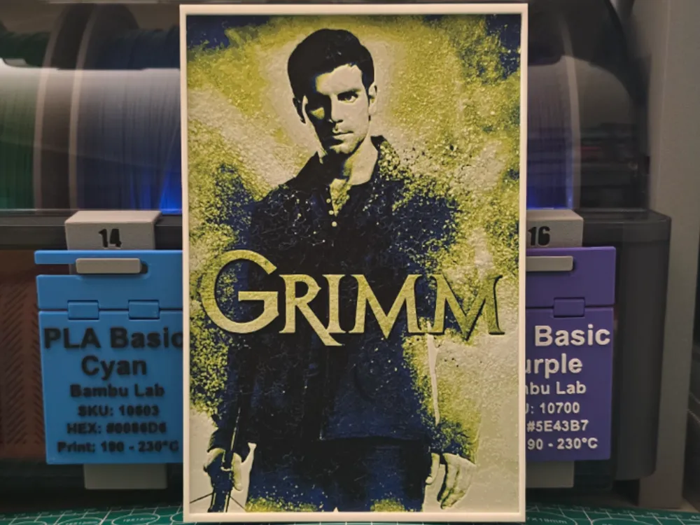 Grimm Poster - Hueforge Art by Lumpy3D - MakerWorld