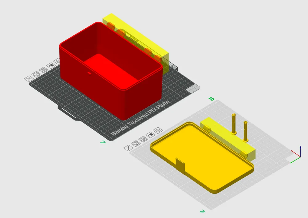 BOX 200x120x100 with hinged lid - Free 3D Print Model - MakerWorld