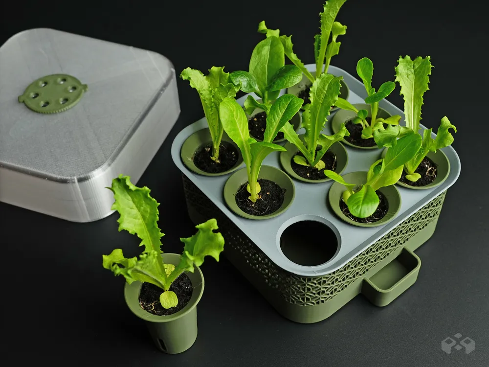 Self Watering Seed Starter with Modular Grow Kit by Meyui MakerWorld: Download Free 3D Models