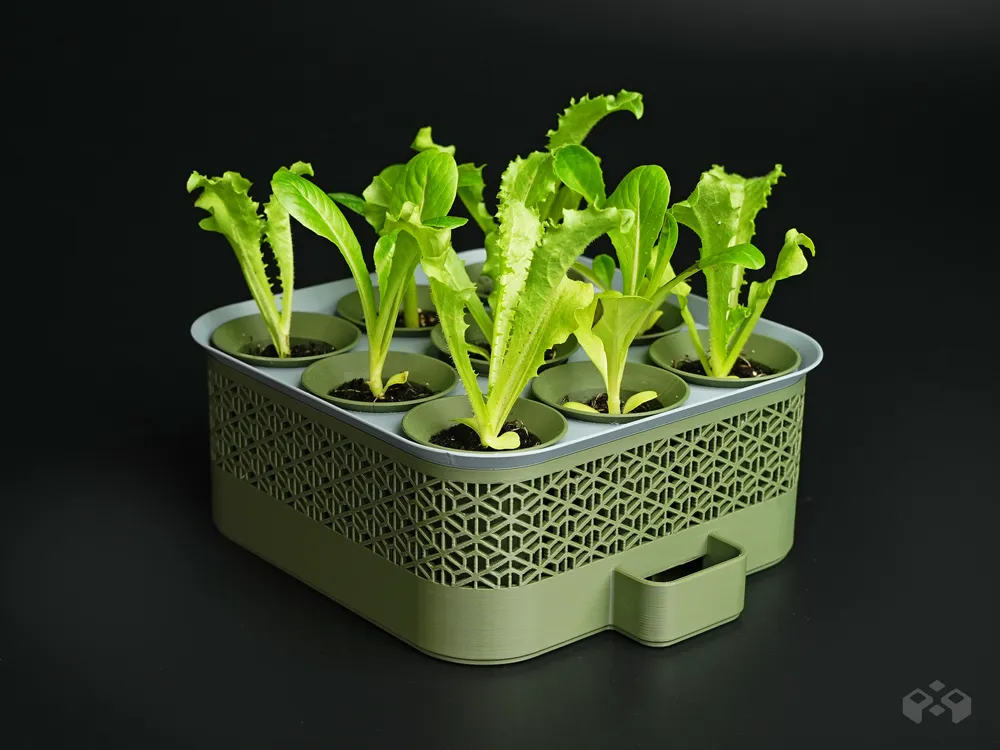 Self Watering Seed Starter with Modular Grow Kit by Meyui MakerWorld: Download Free 3D Models
