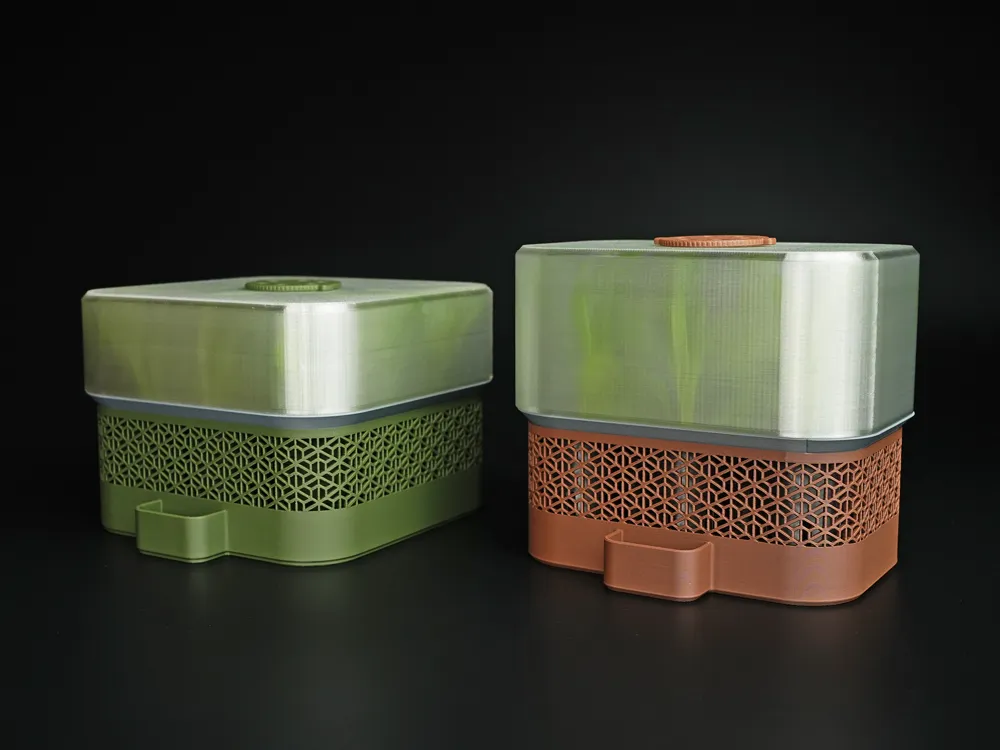 Self Watering Seed Starter with Modular Grow Kit by Meyui MakerWorld: Download Free 3D Models